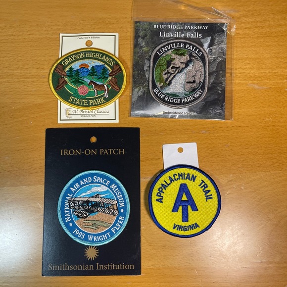 Office | Lot Of 4 Collectible Patches Smithsonian Appalachian Trail ...